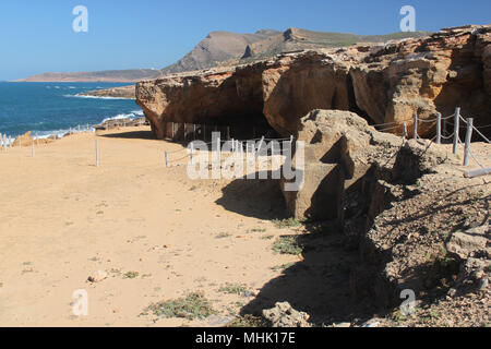 Tunisia, Cap Bon, El-Haouaria, elevated countryside view from Jebel ...
