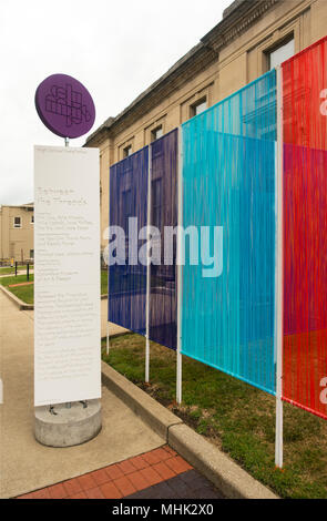 public art installation in Columbus Indiana Stock Photo - Alamy