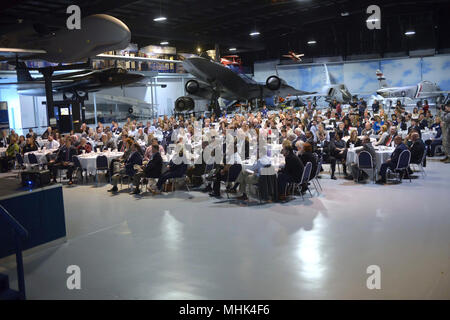 Lt. Gen. Tom Miller, Air Force Sustainment Center commander, is greeted ...
