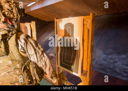 Pistol 25 meter target Stock Photo - Alamy