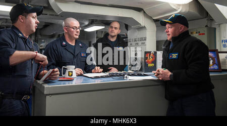 U.S. Navy Capt. Chris “Chowdah” Hill, commanding officer of the San ...