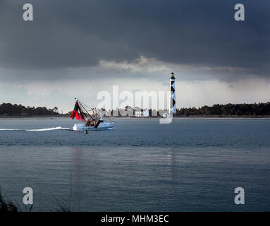 Channel passing between banks in a maritime pine grove with the trees ...