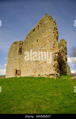 Thirlwall Castle ruin Hadrian's Wall Path Northumberland England United ...