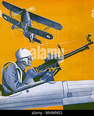 Gunner in Cockpit Stock Photo - Alamy