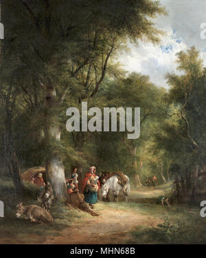 Shayer I William - a Gypsy Camp in the New Forest - British School ...