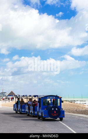 Tourist train at Bognor regis sea front, west sussex Stock Photo - Alamy