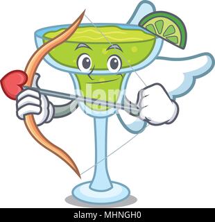 Cupid margarita glass character cartoon Stock Vector Image & Art - Alamy
