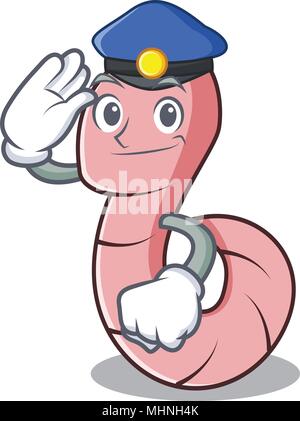 Detective worm character cartoon style Stock Vector Image & Art - Alamy