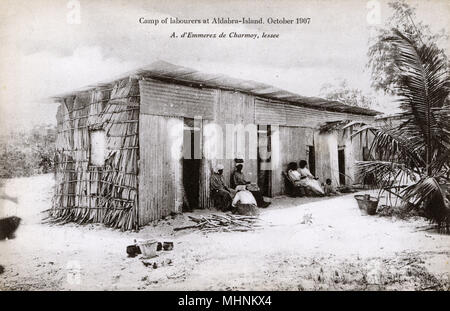 Labourers' House - Picault Island, Aldabra Group Stock Photo - Alamy