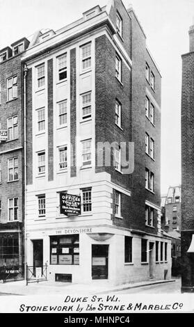 Devonshire Street, London W1 Stock Photo - Alamy