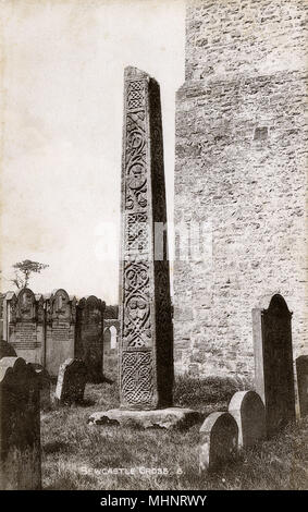 St Cuthbert's Church in Bewcastle home to a famous Anglo-Saxon stone ...