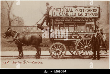 London General Omnibus Company Bus, 1901 Stock Photo: 66112464 - Alamy