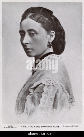 Grand Duchess Alice of Hesse and by Rhine with Princess Dagmar of ...