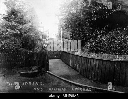 Worcester Park Railway Station, SW London (Surrey Stock Photo - Alamy
