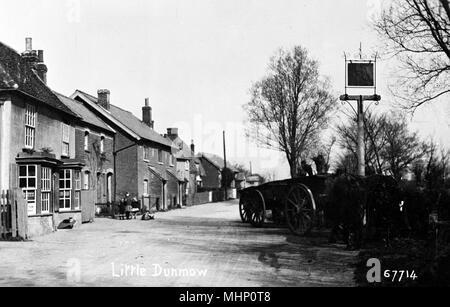 Scene in Little Dunmow, Essex Stock Photo - Alamy
