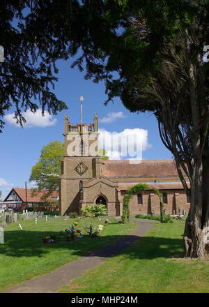 Christ Church, a Grade II listed building in Lower Broadheath, near ...