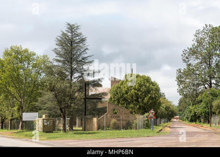 BERGVILLE, SOUTH AFRICA - MARCH 18, 2018: A street scene with a ...