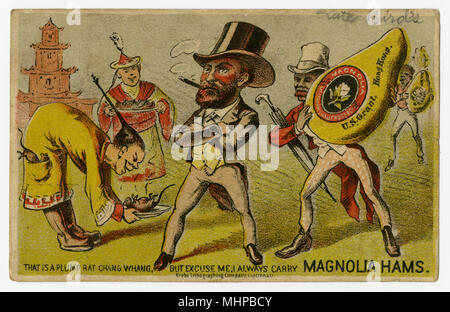 Magnolia Ham Advertisement Stock Photo - Alamy