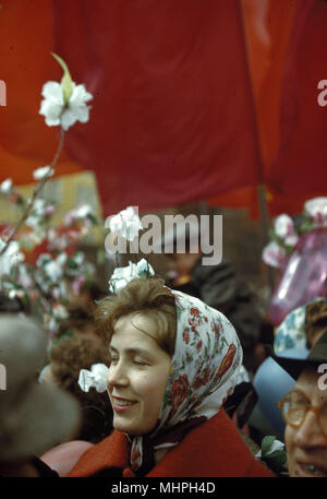 MAY DAY MOSCOW PARADE 1 MAY 1961 Stock Photo - Alamy