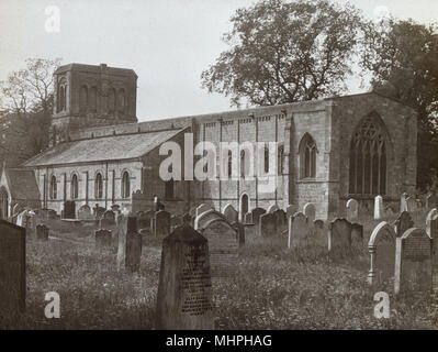 St Cuthbert's Church, Norham, Northumberland, England Stock Photo - Alamy