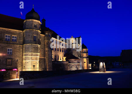 the castle of Rosenberg, Kronach, Upper Frankonia. Bavaria, Germany ...