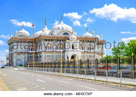 Guru Nanak Gurdwara Sikh temple in Smethwick near Birmingham UK Stock ...