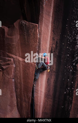 China, Yunnan province. Liming rock outcrop at Three Parallel Gorges ...