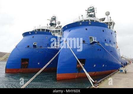 Two sister ships the Sea Flyer and Sea Falcon with the new designed ...