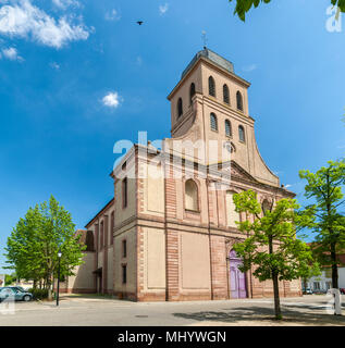France, Haut Rhin , Saint Louis, nature reserve Petite Camargue ...