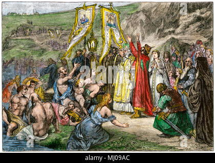The Baptism of Vladimir the Great or Saint Vladimir of Kiev, c. 958 ...