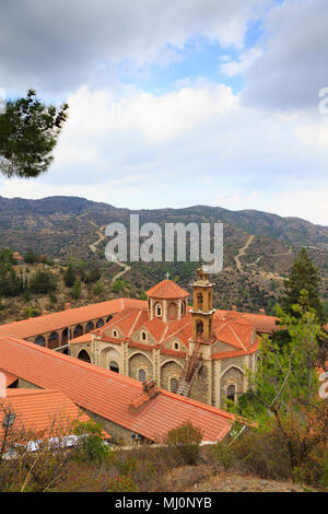 Panagia Machairas Monastery on the Troodos mountains foothills, Cyprus ...