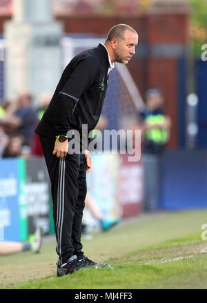 Gadi Brumer (coach, Israel) during the 2018 UEFA European Under-17 ...