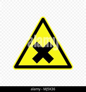 Generic caution Warning sign. Hazard symbols Stock Vector Image & Art ...