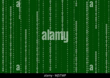 streaming binary code background. cyber pattern with numbers Stock Vector Image & Art - Alamy