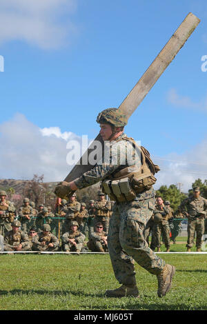 U.S. Marine Corps Cpl. Kevin Guerrero, transmissions system operator ...