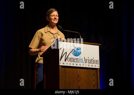 RENO, NV - Col. Alison Thompson tells her Marine aviation story and ...
