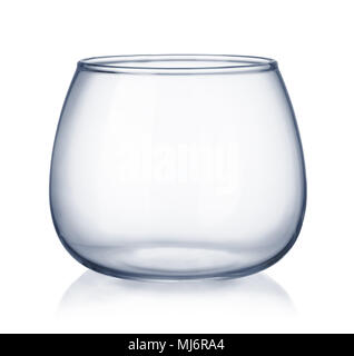 Empty fish bowl isolated on white background Stock Photo - Alamy