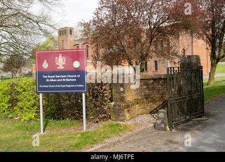Garrison Royal artillery British army drill at the Citadel fort in ...