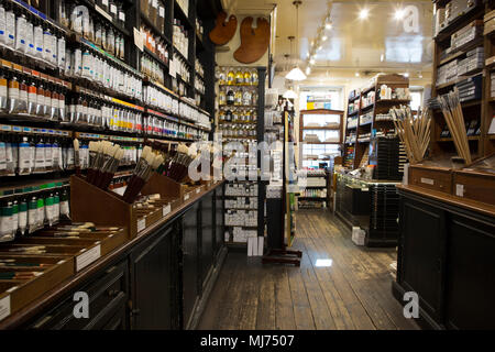 L. Cornelissen & Son store for high-end artist's equipment such as ...