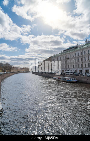Moika river in St. Petersburg, Russia Stock Photo - Alamy