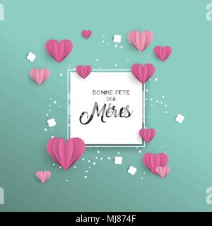 Mothers Day French Bonne Fete Des Meres Design Stock Vector Image & Art ...