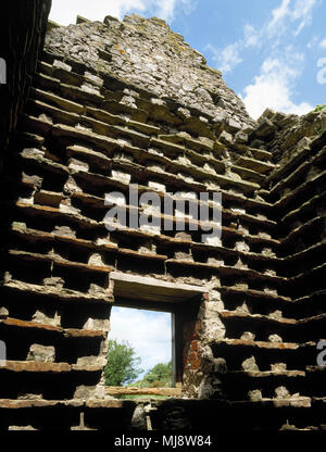 Ruined Great Tower, North Range and Gatehouse of 12th century Old ...