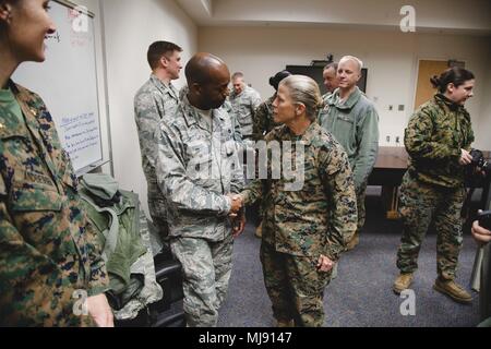 (Center front) Lt. Gen. R. Scott Dingle, the U.S. Army Surgeon General ...
