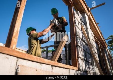 A Philippine Army engineer with 522nd Engineering Construction ...