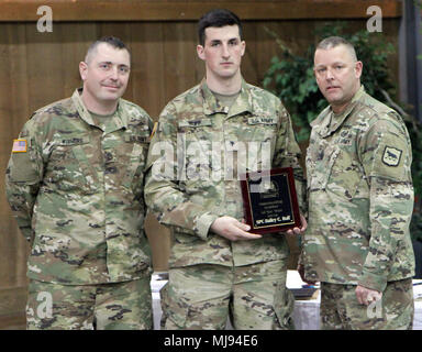 U.S. Army Sgt. Bailey Ruff with 842nd Engineering Company, South Dakota ...