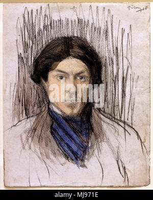 Self-Portrait, Pablo Picasso, 1901 Stock Photo - Alamy