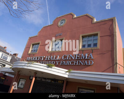 Brynmawr, Wales, UK: March 13, 2017: Market Hall Cinema Brynmawr ...