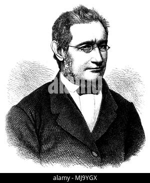 Julius von Mayer (1814-1878). 19th Century engraving of the German ...