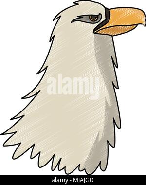 Eagle hawk symbol scribble Stock Vector Image & Art - Alamy