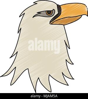 Eagle hawk symbol scribble Stock Vector Image & Art - Alamy